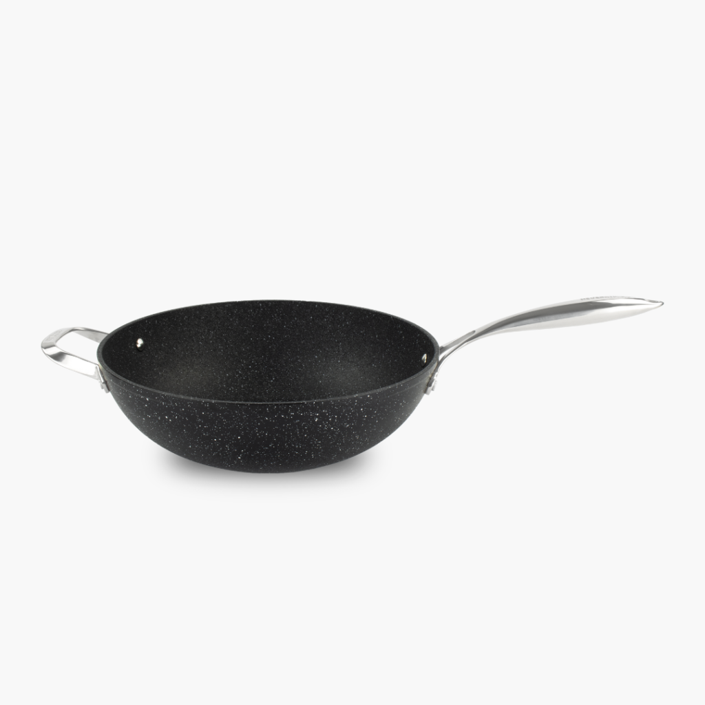Neverstick2 32cm Wok: Large Stir Fry Pan - Eaziglide
