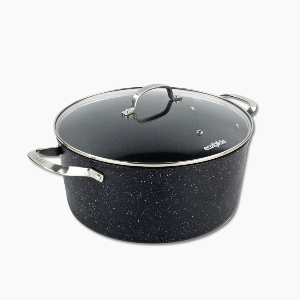 Eaziglide Neverstick2 32cm Deep Casserole Pot - Lid Included